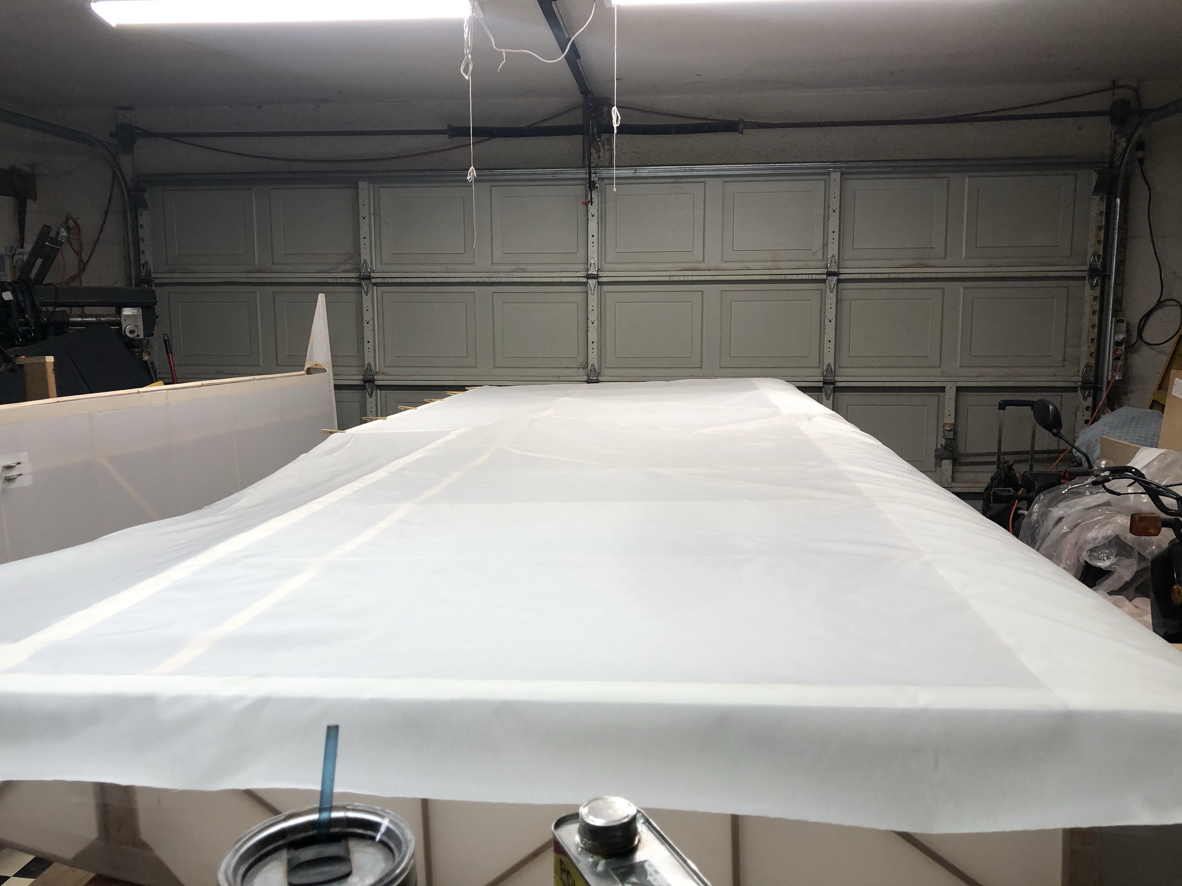 Wrapping up covering process – Legal Eagle Flying Adventures